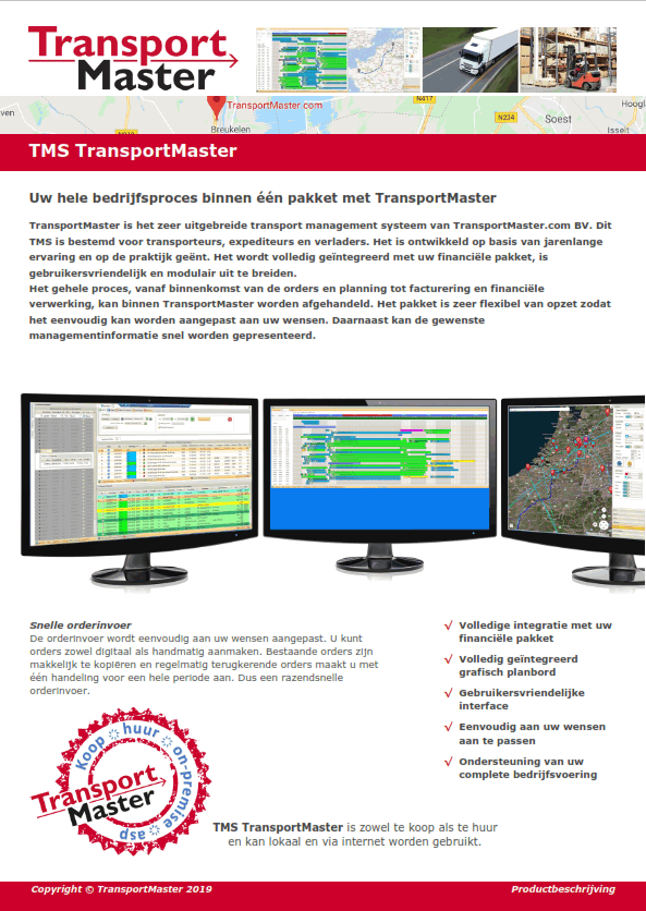 TMS-systeem | TransportMaster.com